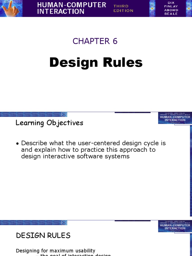 Chapter6 Hci | PDF | Usability | Design