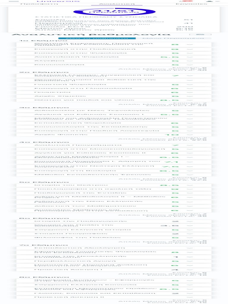 Universis Project Students Application | PDF
