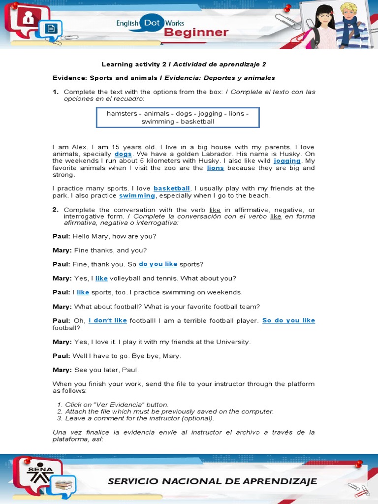 Evidence Sports and Animals | PDF