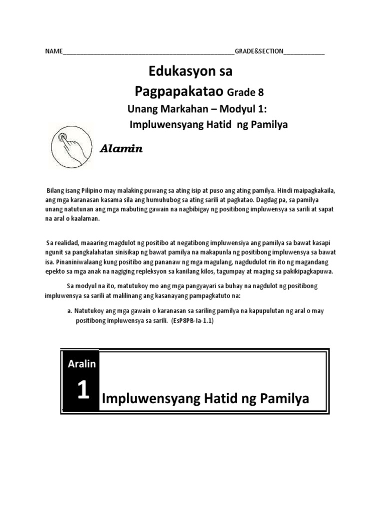 Aesp 8 Modyui 1 | PDF