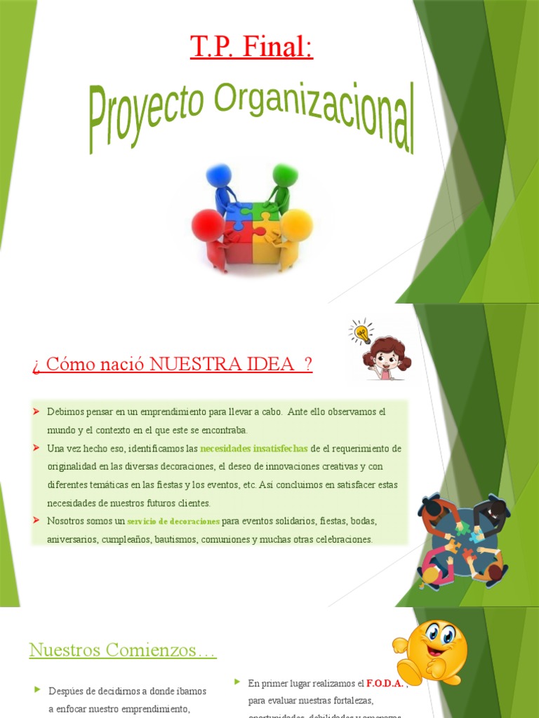 TP Final Proyecto | Descargar gratis PDF | Iniciativa empresarial | Business