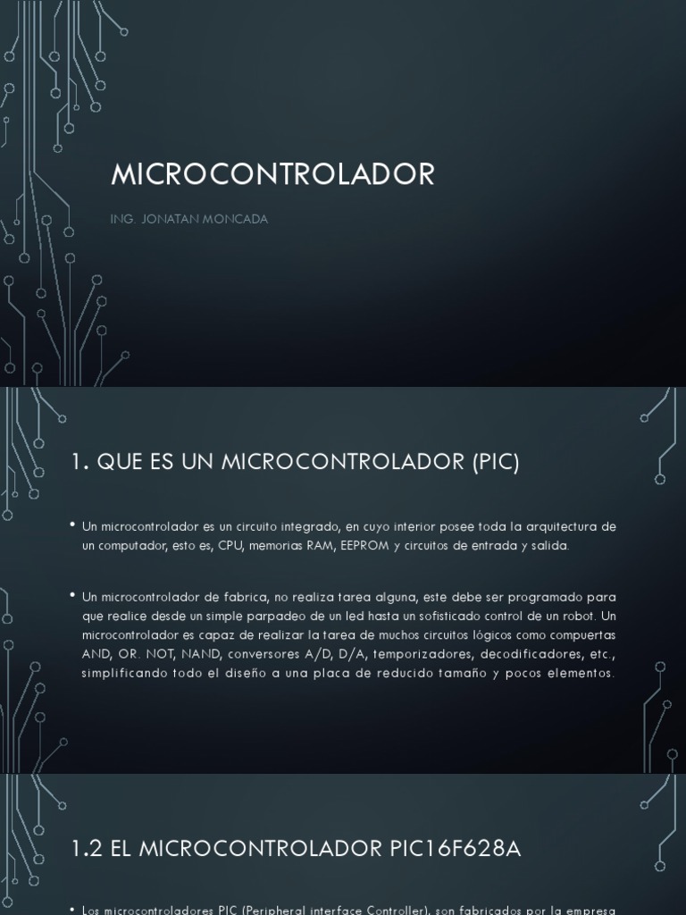 Que Es Un Microcontrolador | PDF | Microcontrolador | Almacenamiento de ...