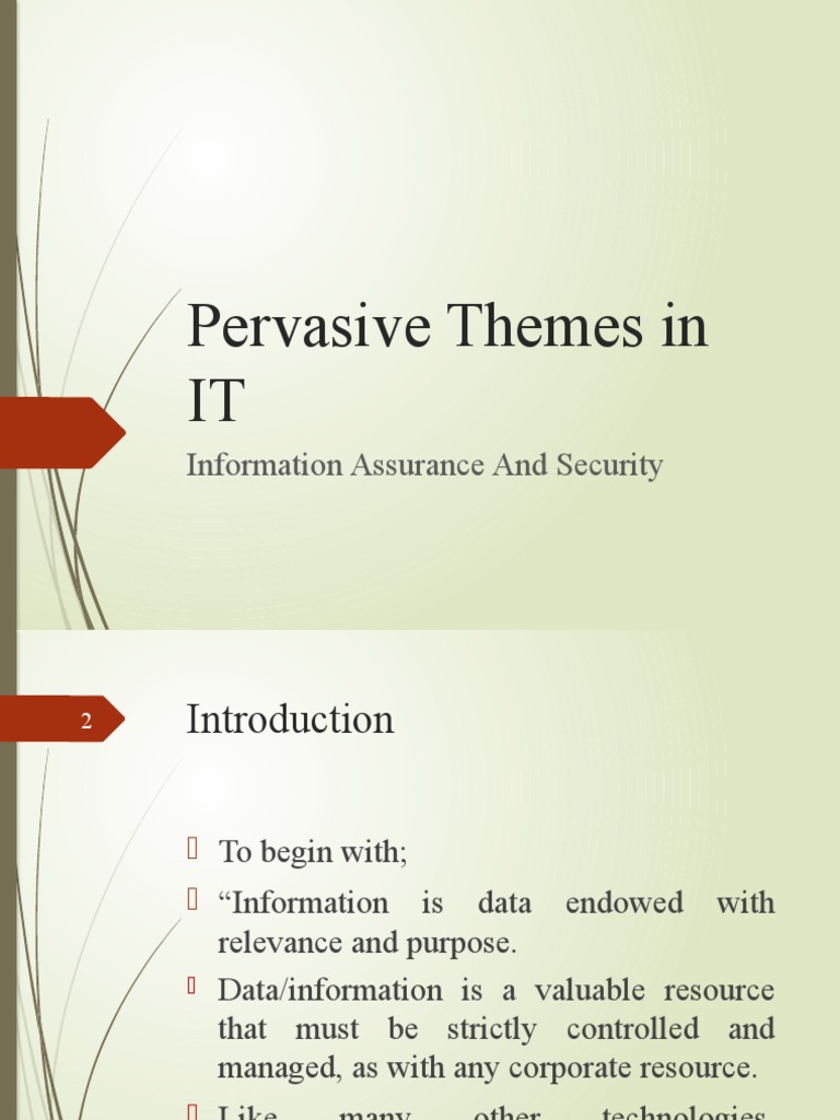 02 Information Assurance and Security | PDF | Information Security ...