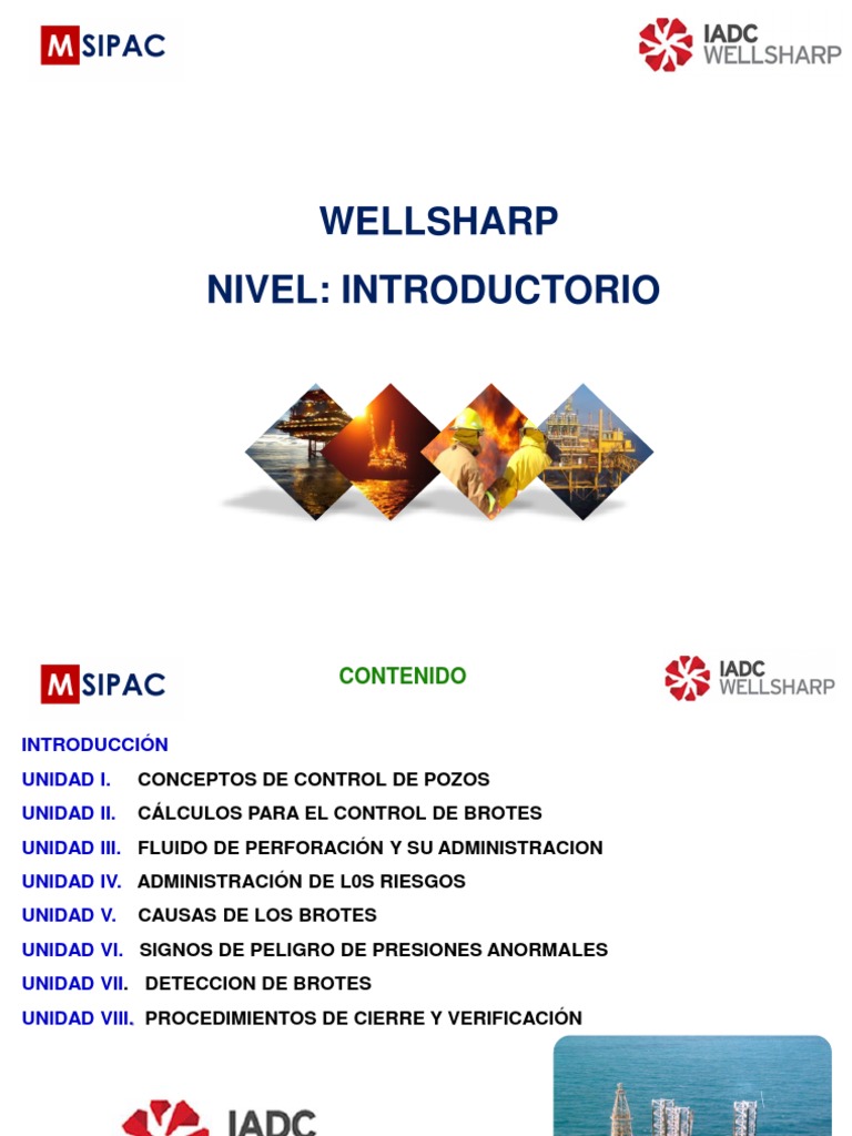 Presentación WELL SHARP | PDF | Gases | Presión
