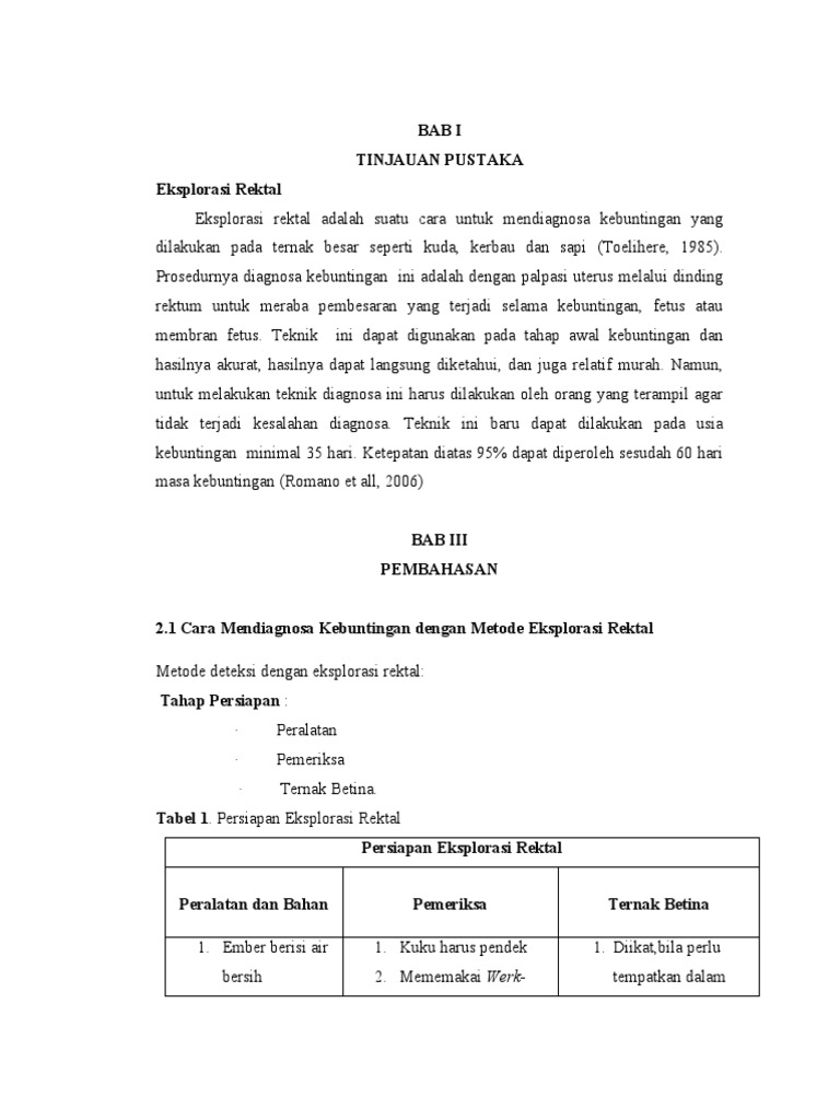 Palpasi Rektal | PDF