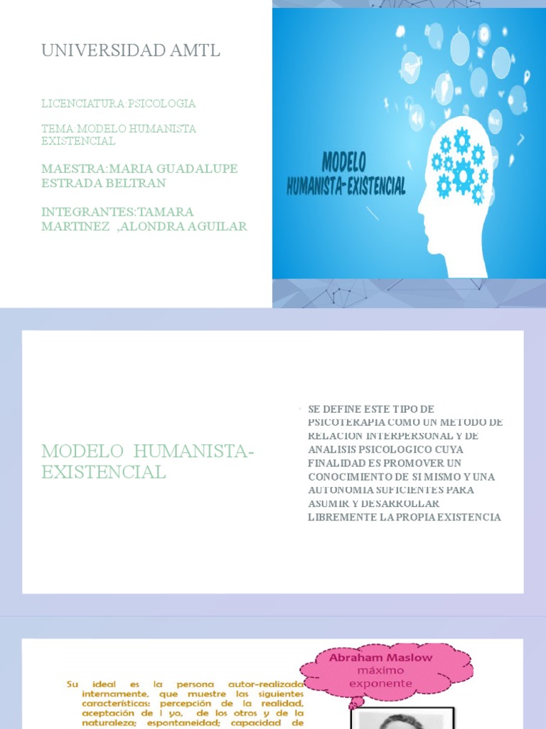 Modelo Humanista en Psicología | PDF | Terapia Gestalt | Sicología