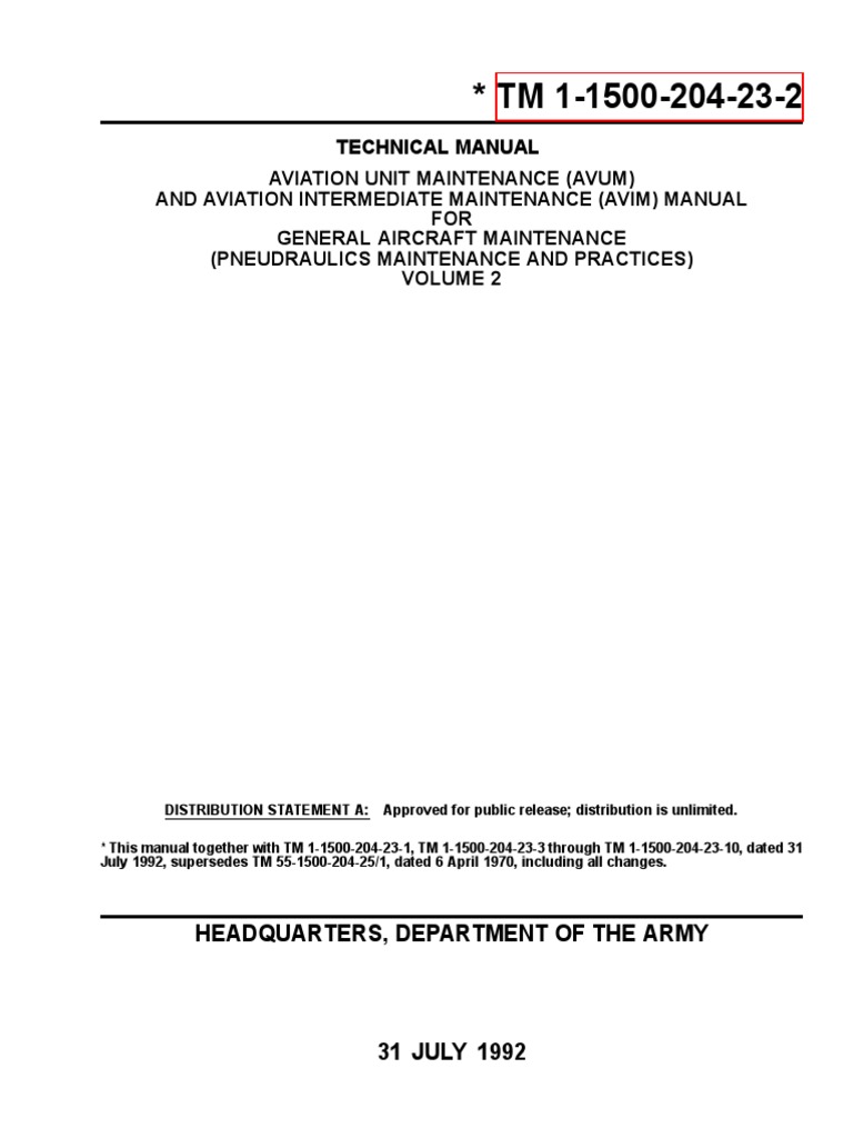 TM 1-1500-204-23-2, C6, PNEUDRAULICS MAINTENANCE AND PRACTICES, 2-Mar-15 | Download Free PDF ...