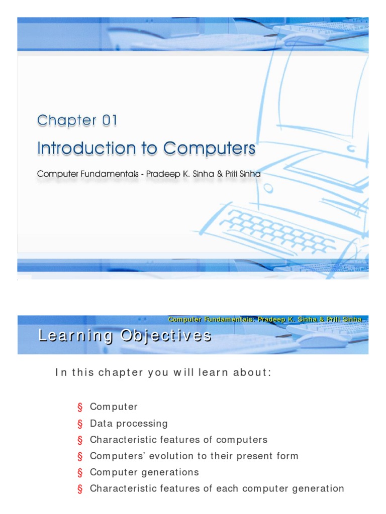 Computer Fundamental Complete I 1 | PDF | Computer Data Storage | Input/Output