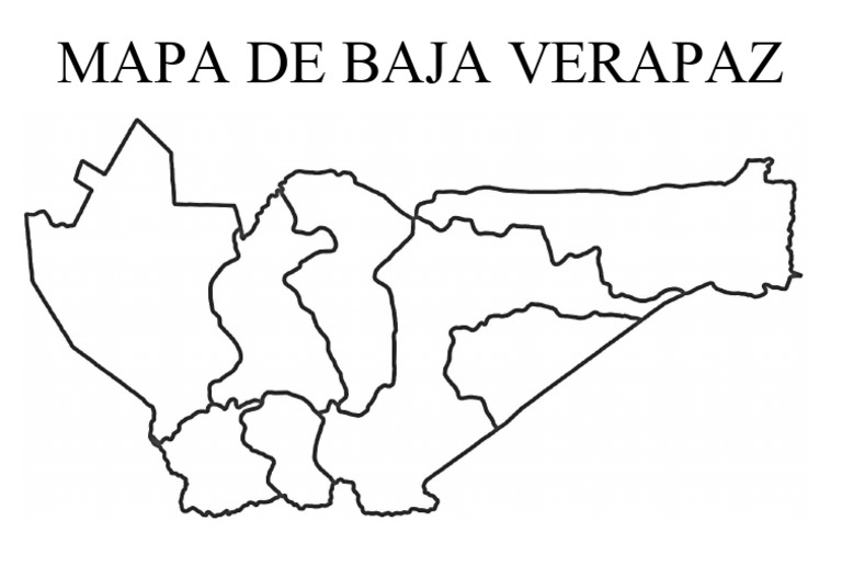 Mapa de Baja Verapaz | PDF