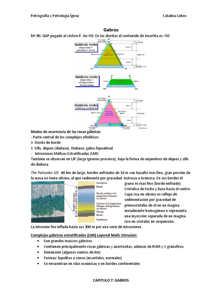 Gabros y Lopolitos en Petrología Ígnea | PDF | Basalto | Magma