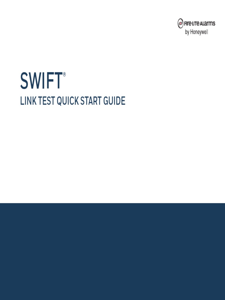 Fire-Lite SWIFT Link Test QSG | PDF | Computer Engineering ...