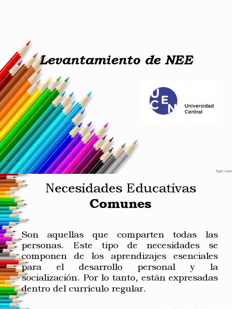 Redacción de Necesidades Educativas | PDF | Aprendizaje | Plan de estudios