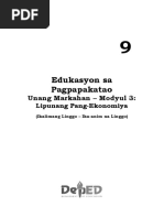 ESP9 Q2 Module 1 | PDF