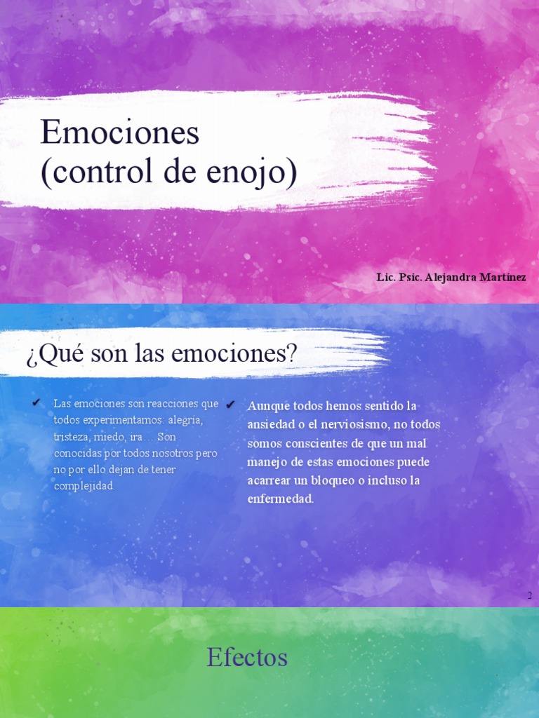 Ira Presentacion Pdf Las Emociones Ira