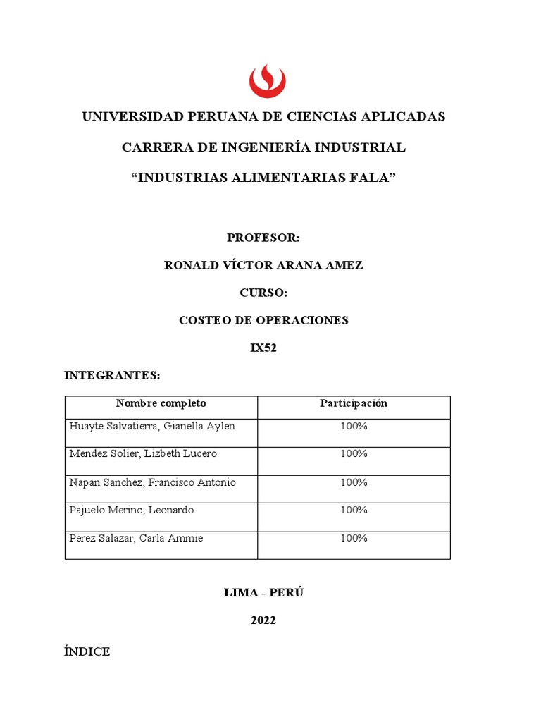 Grupo 3 - Ta2 - Ix52-2022-02 Version Final | PDF | Calidad (comercial) | Producto (Negocio)