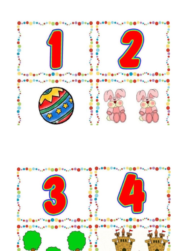 Numeros Del 1 Al 9 | PDF