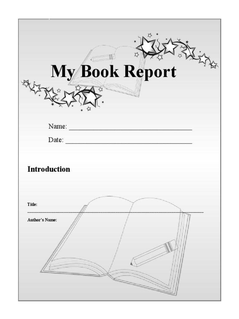 Book Report Template 02 | PDF