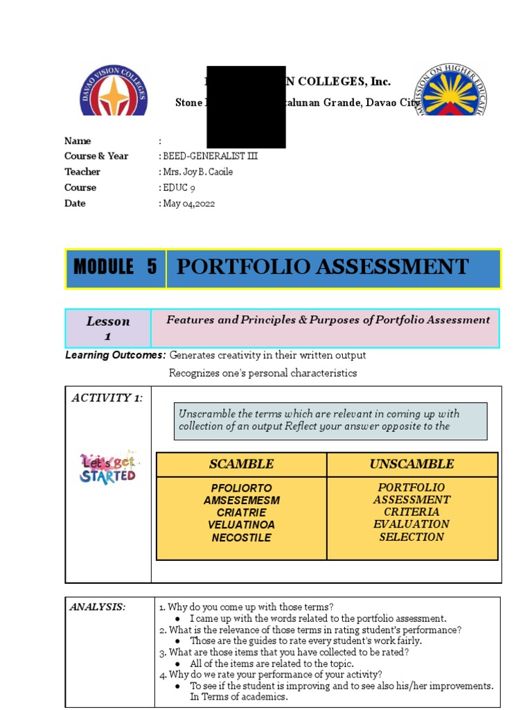 Educ 9 | PDF | Educational Assessment | Evaluation