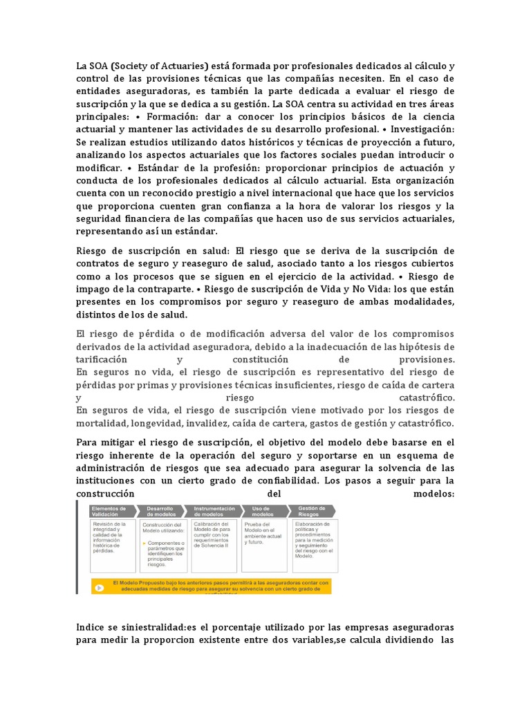 Riesgo de Suscripcion | PDF | Seguro | Actuario