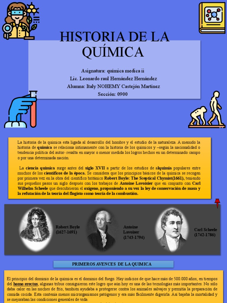 Historia de La Química | Descargar gratis PDF | Método científico | Química