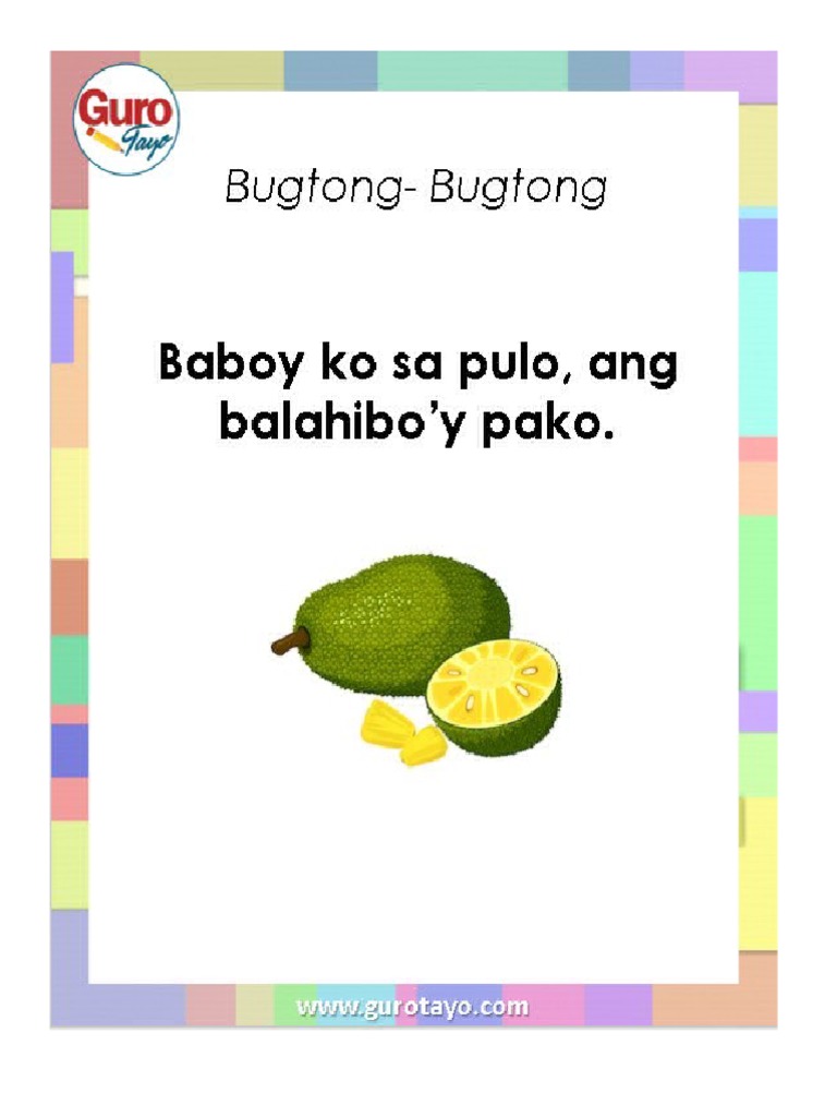 BUGTONG | PDF