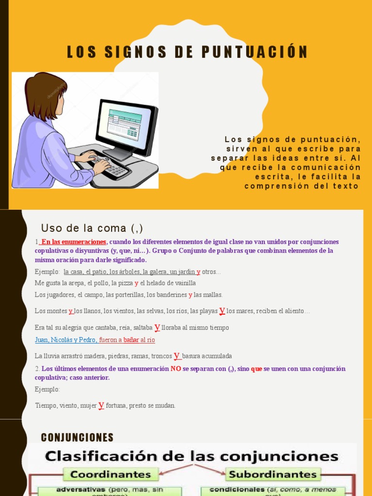 Los Signos de Puntuación | PDF | Coma | Puntuación
