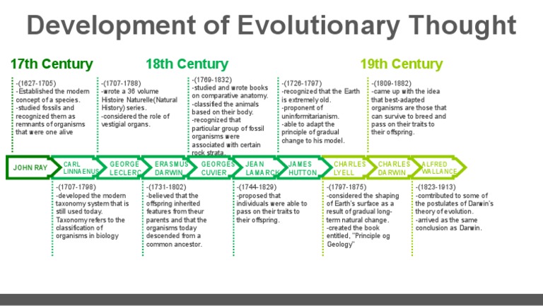 Evolutionary Thought Development History | PDF | Evolution | Charles Darwin