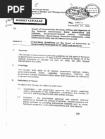 DBM Budget Circular BC - 2004-5A | PDF | Procurement | Overtime