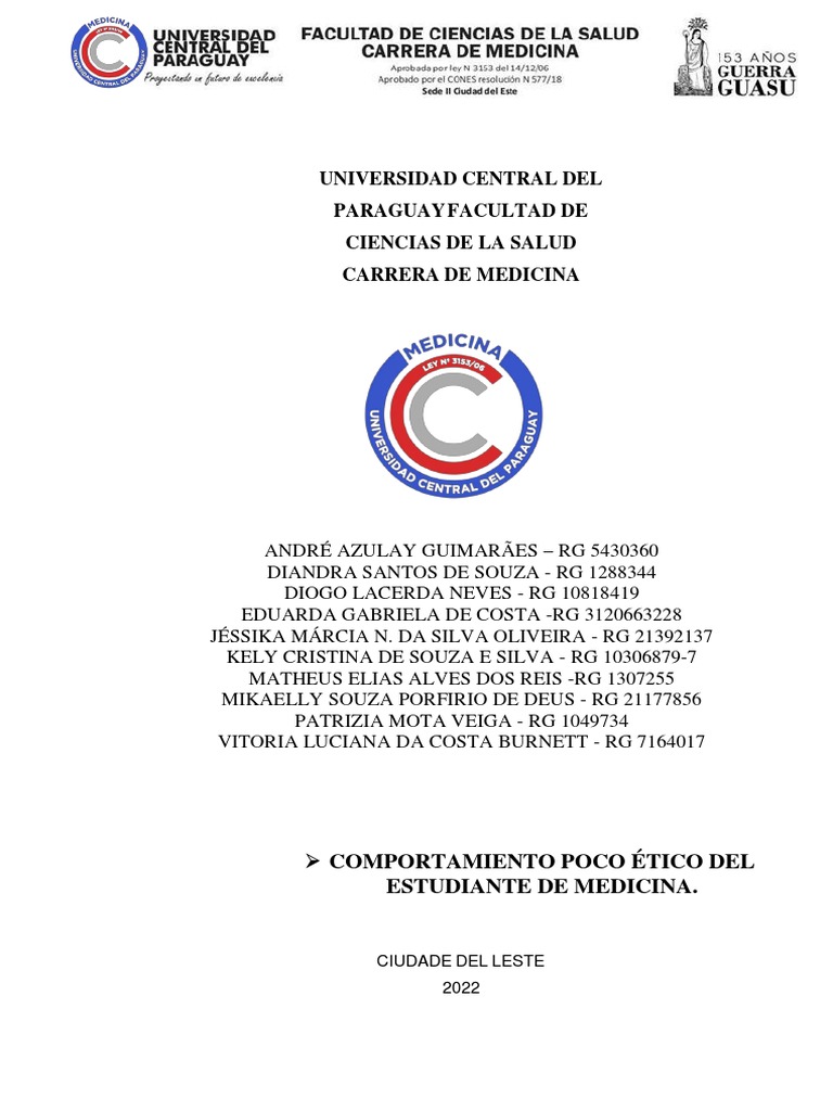 Trabalho de Bioetica | PDF | Medicina | Etica Aplicada