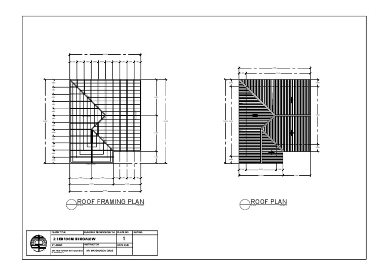 Roof Framing Plan | PDF