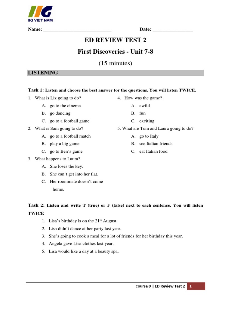 ED Review Test 2 | PDF