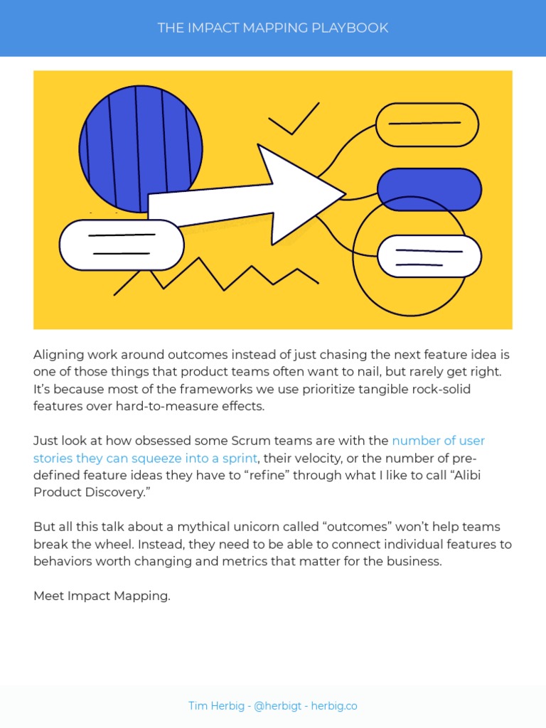 The Impact Mapping Playbook | PDF | Usability | Behavior