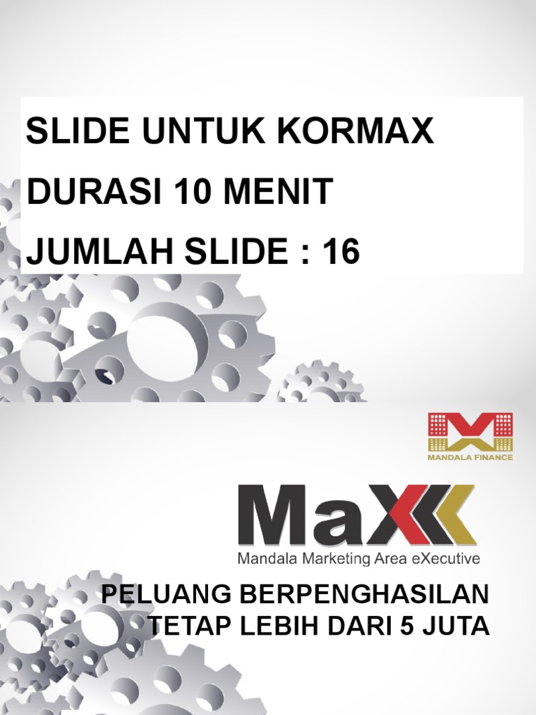 Kormax - Cara Merekrut Max | PDF