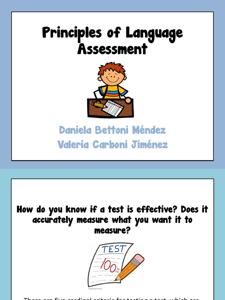 Language Test Effectiveness Guide | PDF | Test (Assessment) | Validity ...