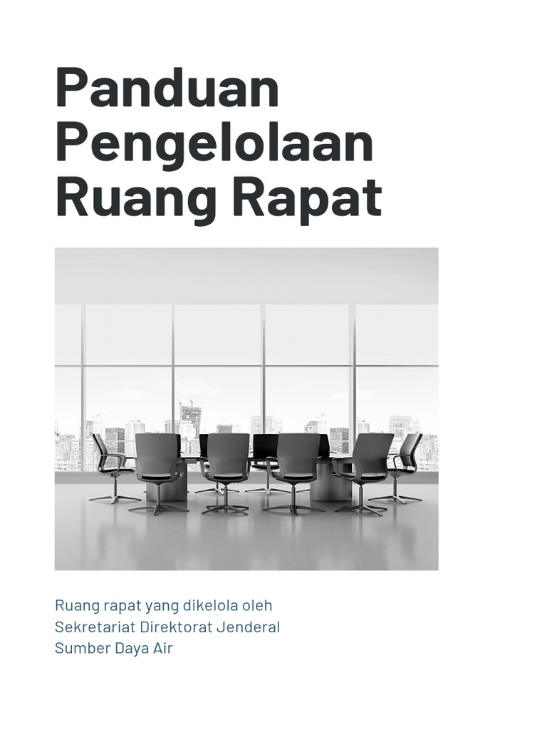 Panduan Pengelolaan Ruang Rapat - 1 | PDF