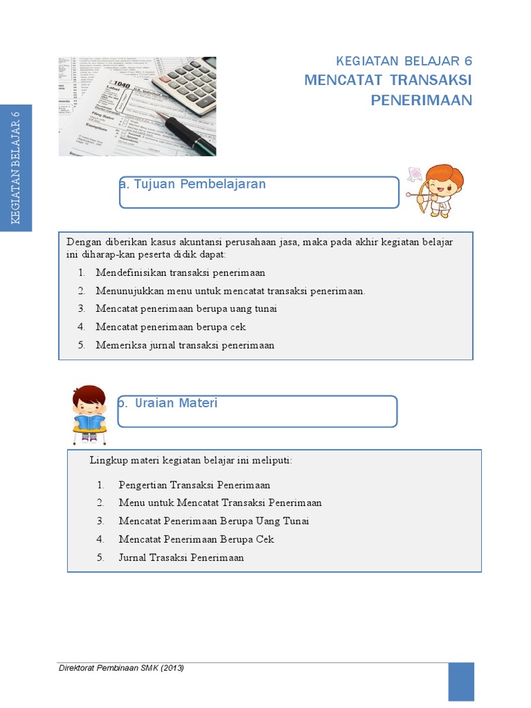 Modul Ajar MYOB 3.7 | PDF | Bisnis | Pengelolaan Keuangan & Uang