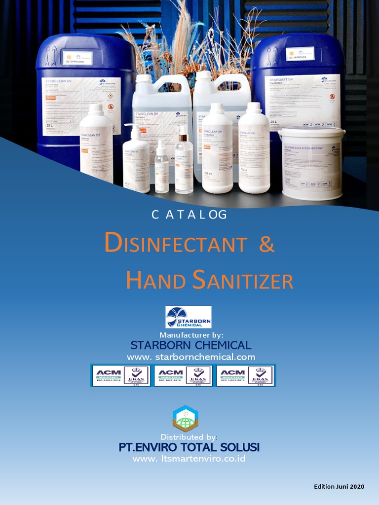 Disinfectant & Hand Sanitizer Product Catalog | PDF
