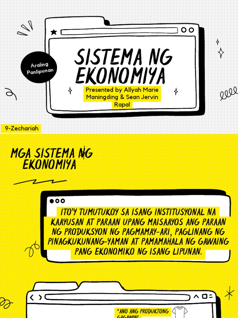 Sistema NG Ekonomiya | PDF