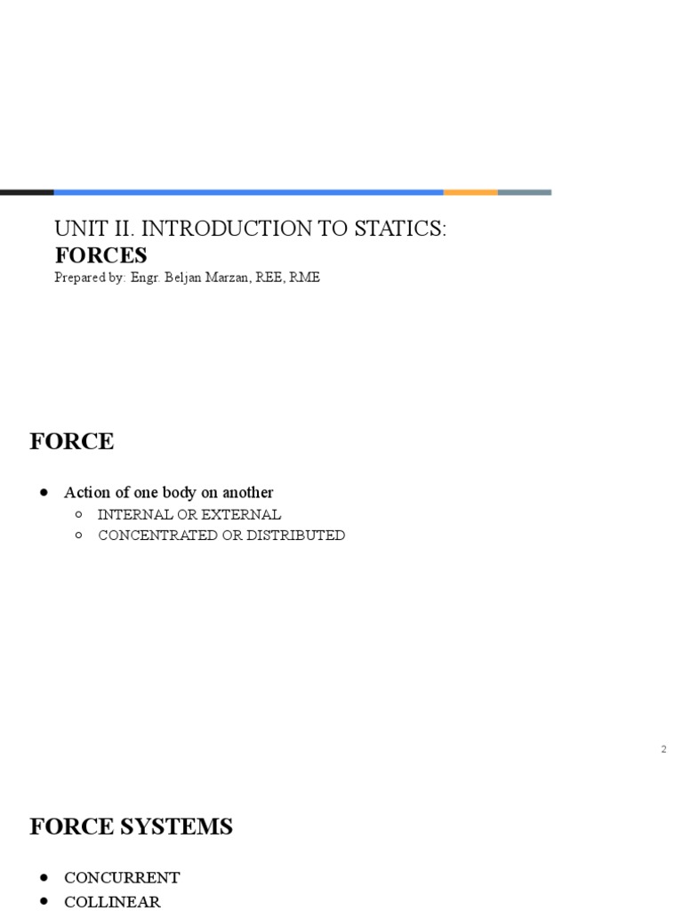 Engineering Mechanics Unit II | PDF | Science & Mathematics