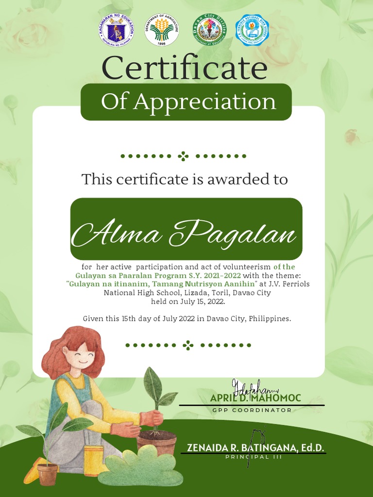 GPP Certificate | PDF