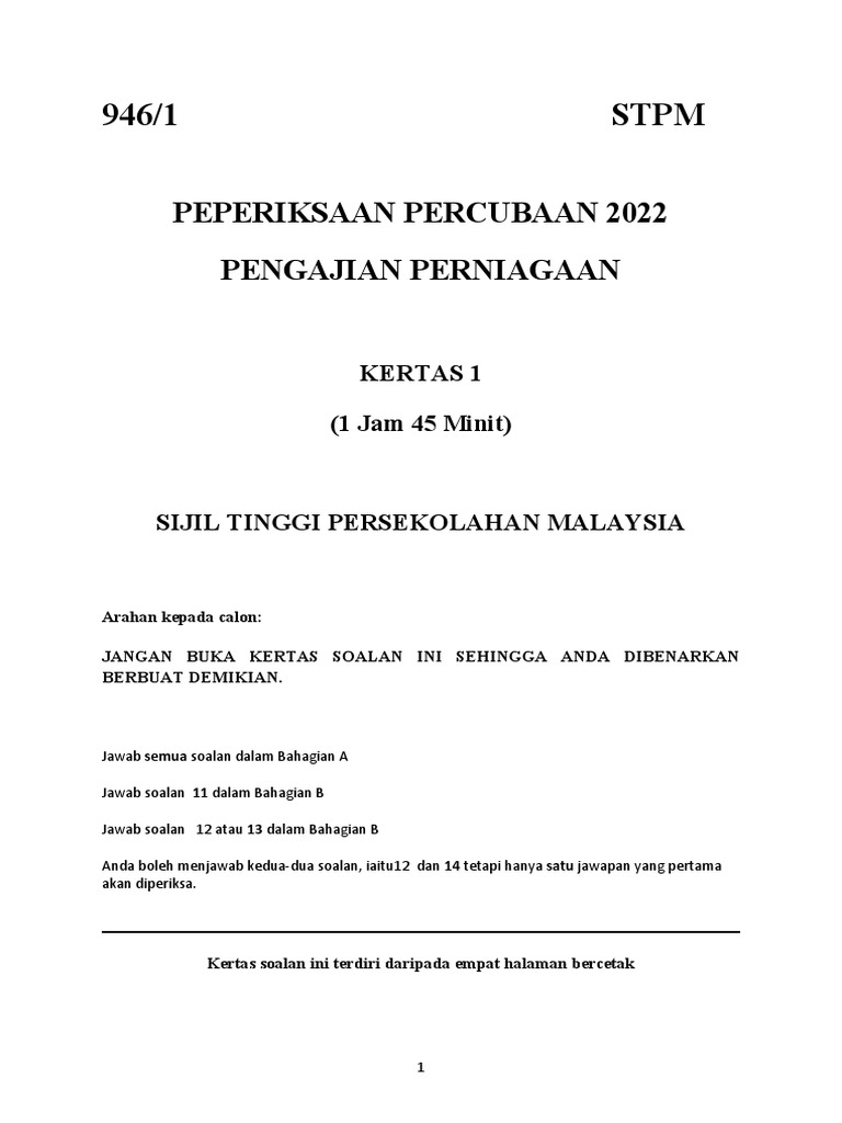 Soalan Set2 PP12022 | PDF