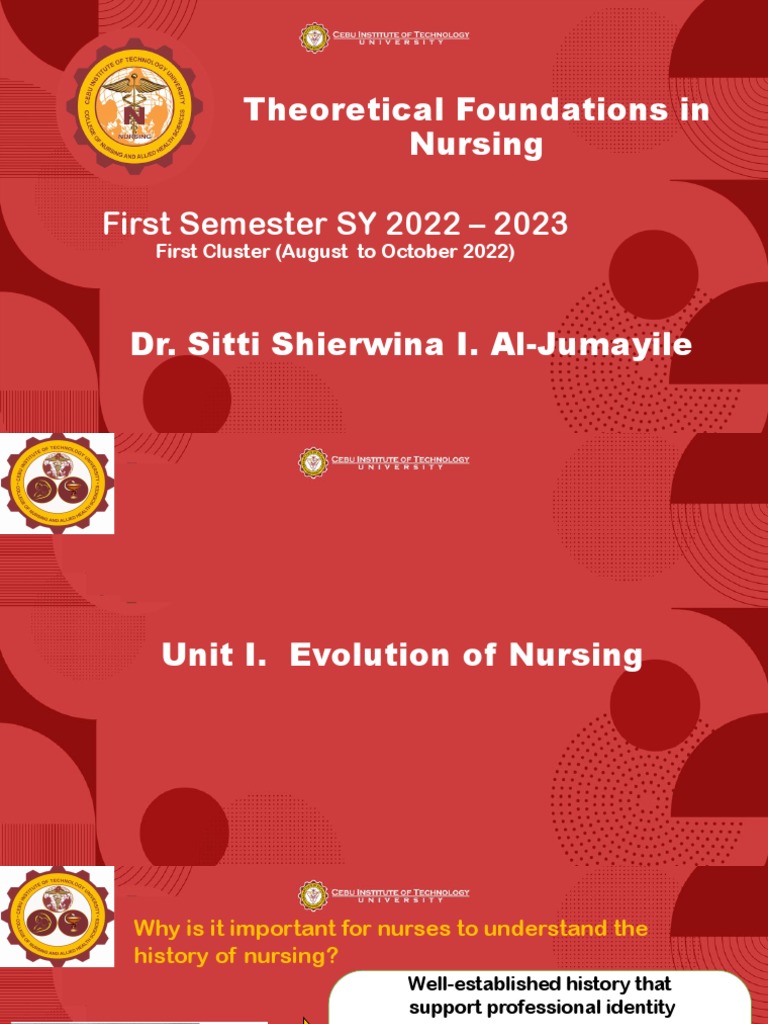 NCM 131 Unit I. Evolution of Nursing | PDF | Nursing | Philippines