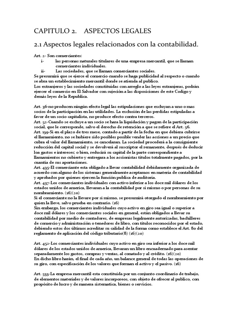 CAPITULO 2 Aspectos Legales | PDF | Impuestos | Impuesto sobre la renta