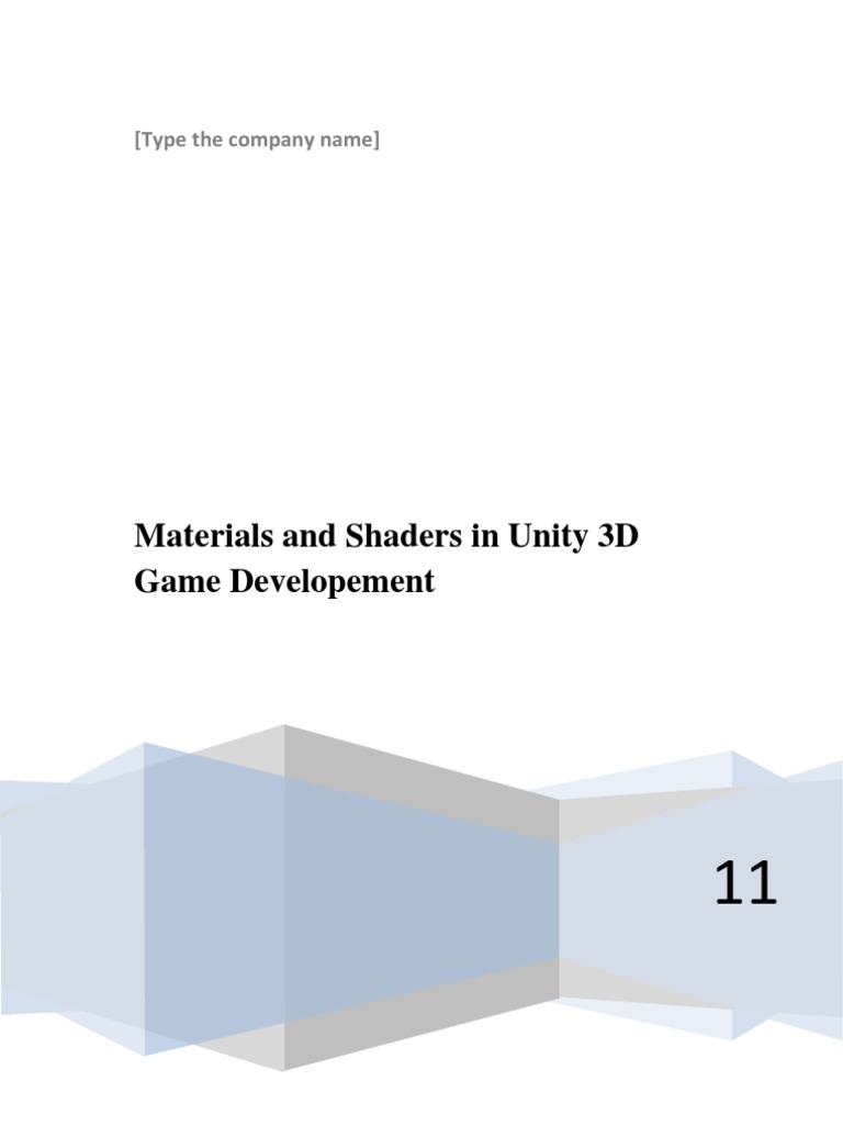 Shaders in Unity3D | PDF | Shader | Texture Mapping