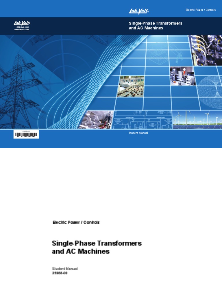 Single-Phase Transformers and AC Machines: Electric Power / Controls ...