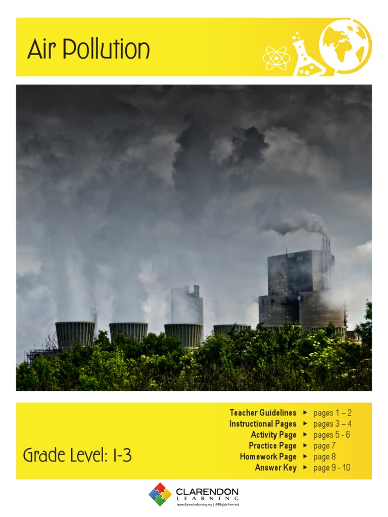 Air Pollution Lesson Plan | PDF | Atmosphere Of Earth | Atmosphere
