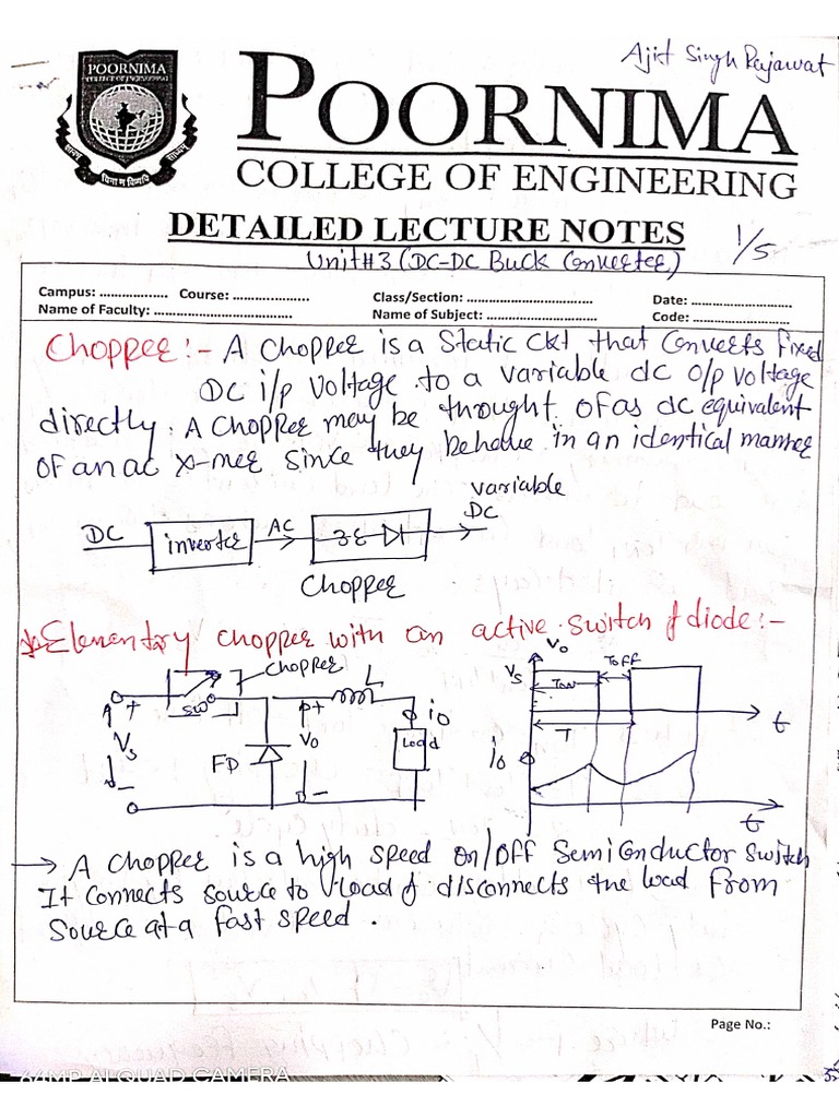 UNIT-3 DC-DC Buck Converter | PDF