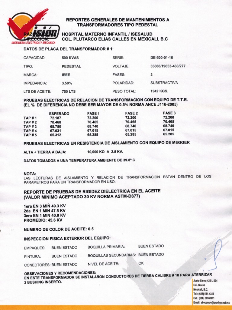 Reporte de Pruebas | PDF