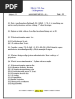 Projections in CG Unit 3 | PDF | Computer Graphics | Infographics