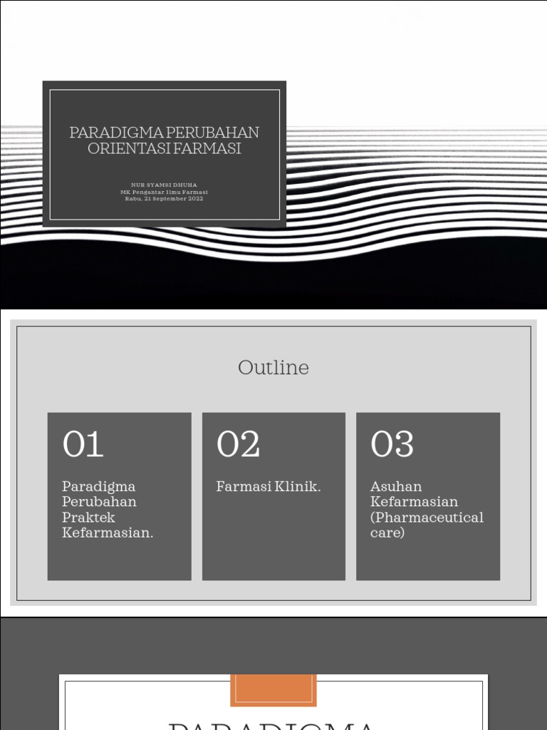 Perubahan Paradigma Pelayanan Kefarmasian | PDF